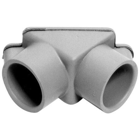 Carlon Conduit Fitting Elbow, PVC Coated, Gray E990ER-CAR | Zoro