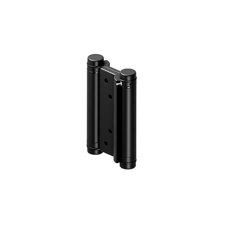 Deltana 4in Double Action Saloon Hinge Matte Black Finish DASHS4U19 | Zoro