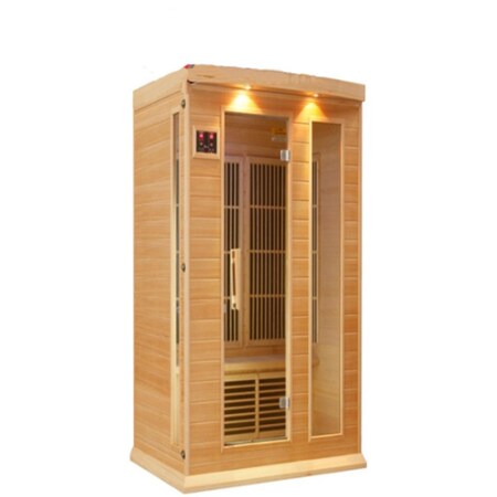 Golden Designs MAXXUS SAUNAS MAXXUS 2 PERSON FAR IR CARBON SAUNA MX ...