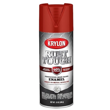 Krylon Rust Tough Enamel Spray Paint, Gloss, Cherry Red, 12 oz, Can ...