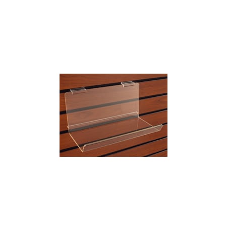 Specialty Store Services 5-Inch Deep Acrylic Slatwall Shelf With Lip ...