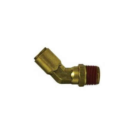 First Fitting & Fastener 1/4T X 1/4 MPT BRASS DOT 45 DEG PUSH-IN MALE ...