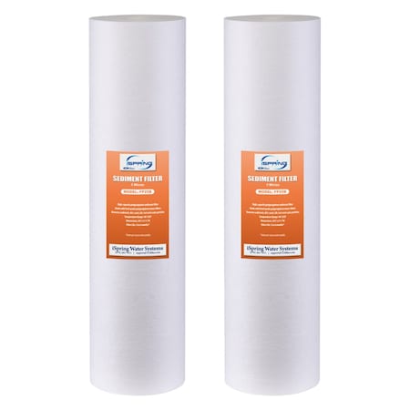 Ispring Water Replacement Cartridges Fine Sediment Filters 2PK FP25BX2 ...
