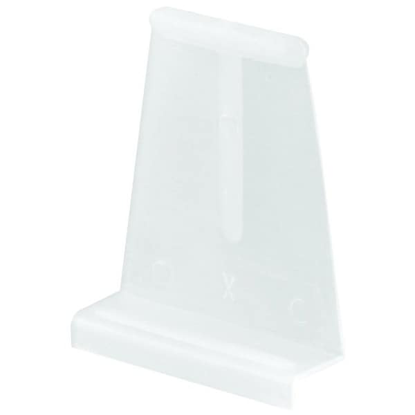 Make-2-Fit Spline Channel Pull Tab, Plastic, White, Raw PL 7756 | Zoro