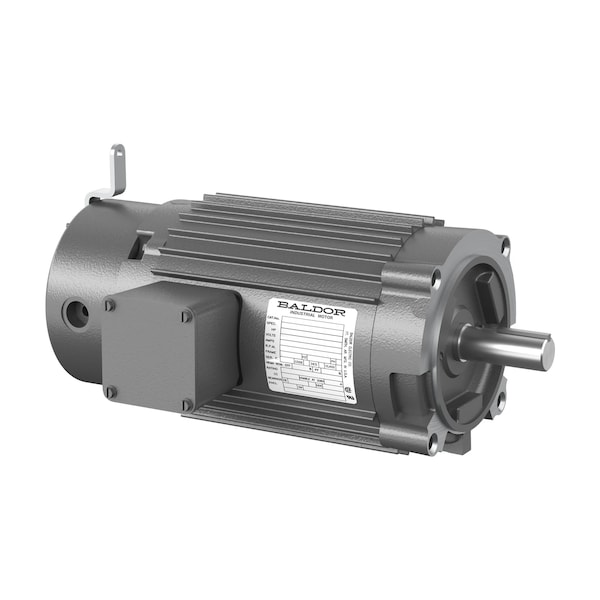 Baldor-Reliance 1 HP, 1800 RPM, Three Phase, 230/460V, 60HZ, TENV ...