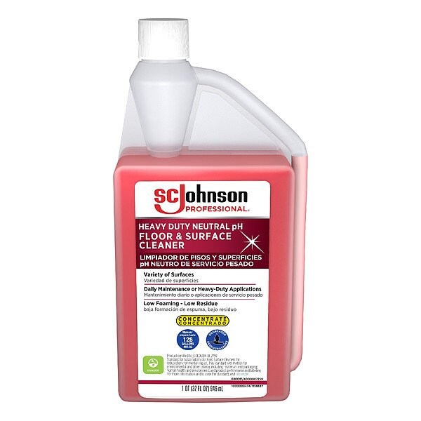 Sc Johnson Professional Floor Cleaner, 32 oz, Bottle, PK6 680081 | Zoro