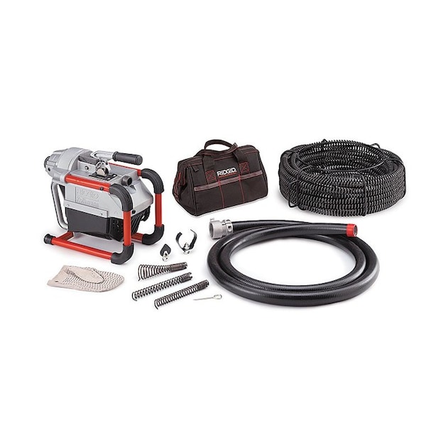 Ridgid Sectional Drain Cleaning Machine & Kit, 66497 Compact Machine ...