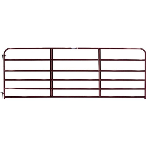 Tarter Tube Gate, 6 ft W Gate, 50 in H Gate, Steel Frame, Red 6ER6 | Zoro