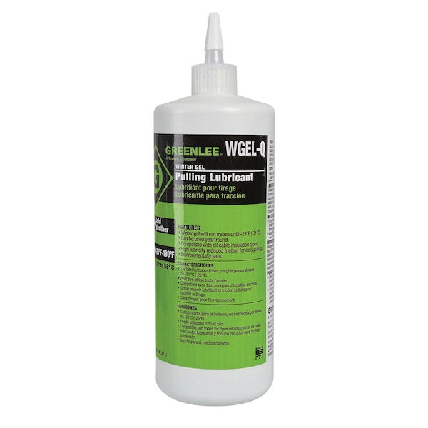 Greenlee Lube, Wire Pulling, Winter Gel WGEL-Q | Zoro