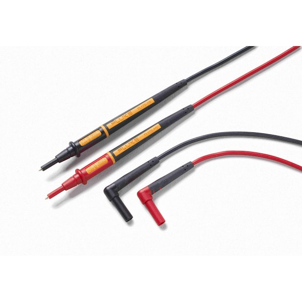Fluke Test Leads, CAT II 1000V, CAT III 1000V, CAT IV 600V, 5 ft ...