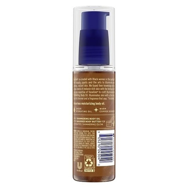 Vaseline Skin Care Shimmering Glow Body Oil, 3.3 Ounce, 6PK 68368716 | Zoro