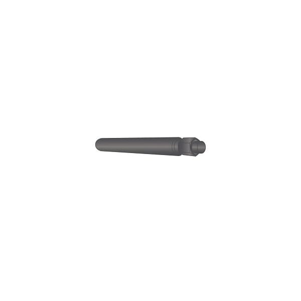 Huyett Ext Threaded Taper Pin w/Hex Nut x , #10 x 0.705 in Dia x 0.703 ...