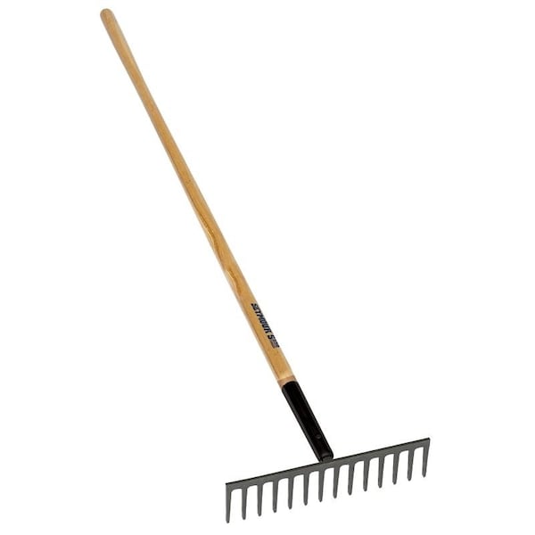 Seymour Midwest 16 in Stone Rake, 14 Tines, 66 in L 63124 | Zoro
