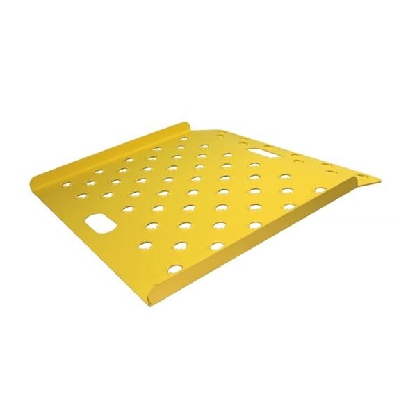 Bp Mfg 750lb-Aluminum-Curb-Ramp-Safety-Yellow-30x30-Punch CRP3030-SY | Zoro