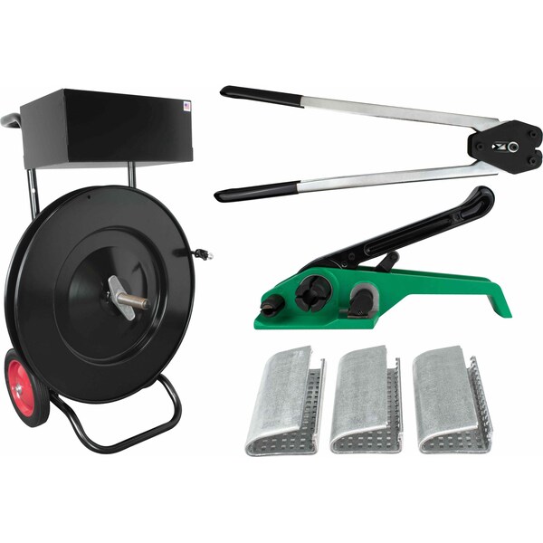 Encore Packaging Polyester Strapping Kit for 12, Economy PT12KO2 | Zoro