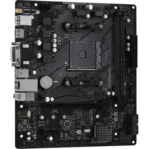Dynamicfunction MB AMD AM4 Ryzen B550 Maximum 64GB DDR4 Micro ATX ...
