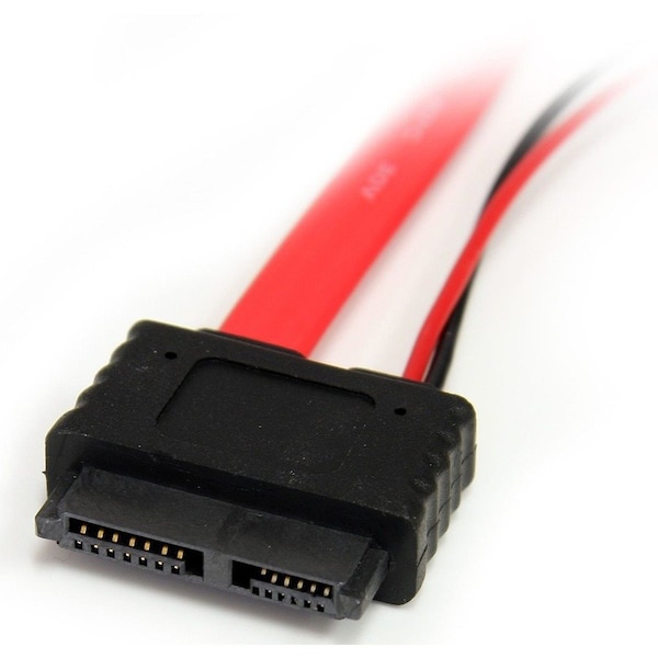 Startech.Com 36in Slimline SATA to SATA Cable SLSATAF36 | Zoro