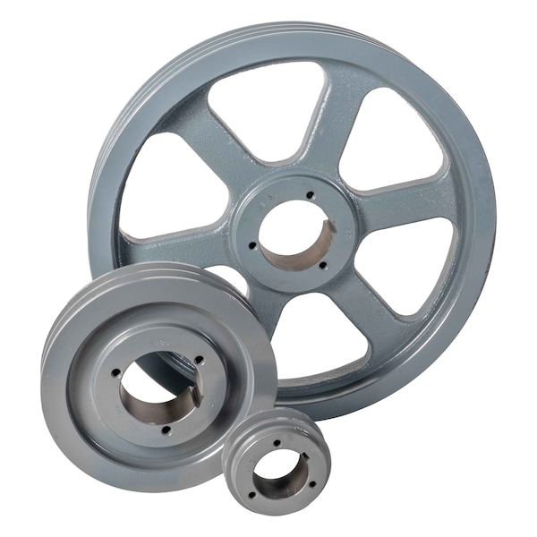 Masterdrive V-Belt Sheave, A, B Belt Section, 3 Grv, 15'', 15.4'' Pitch ...