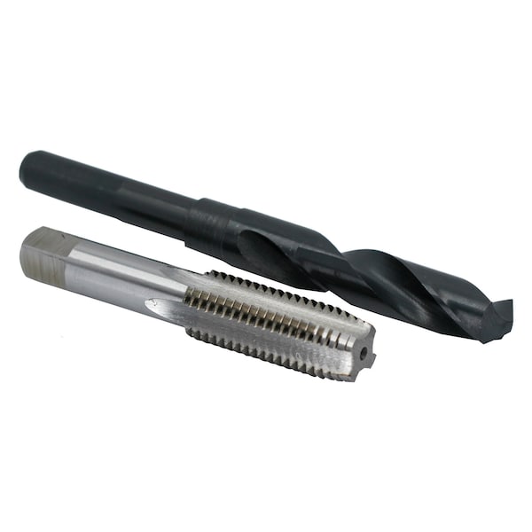 Drill America 3/4"-10 UNC HSS Plug Tap and 21/32" HSS 1/2" Shank Drill ...