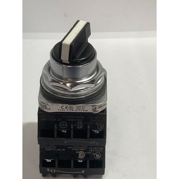 Siemens SELECTOR SWITCH 4 POSITION MAINTAINED 2NO/2NC NNB 52SA2HABJ2K2 ...