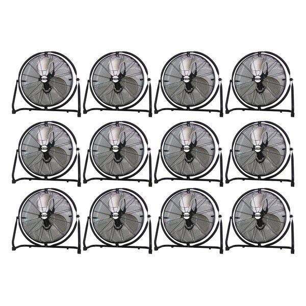 Keen 20 in. 4-Way Tilting High Velocity Industrial Floor Fan - Pallet ...