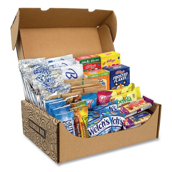 Snack Box Breakfast Snack Box, Assorted Snacks, 41 PK 70000002 | Zoro