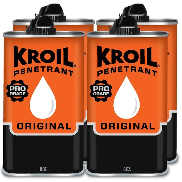 Kroil 8 Oz. Penetrating Oil, Industrial-Grade, Multipurpose, Rust ...