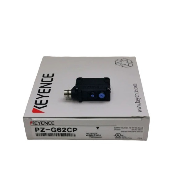 Keyence Square Retro-Reflective M8 Connector Type, PNP PZ-G62CP | Zoro