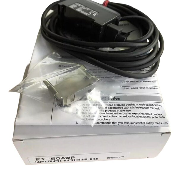 Keyence Digital Infrared Temperature Sensor, Amplifier, DIN Rail, PNP FT-50AWP | Zoro