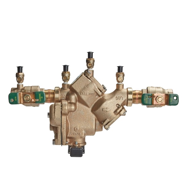 Watts Reduced Pressure Zone Backflow Preventer 3/4 LF909-QT-FS | Zoro