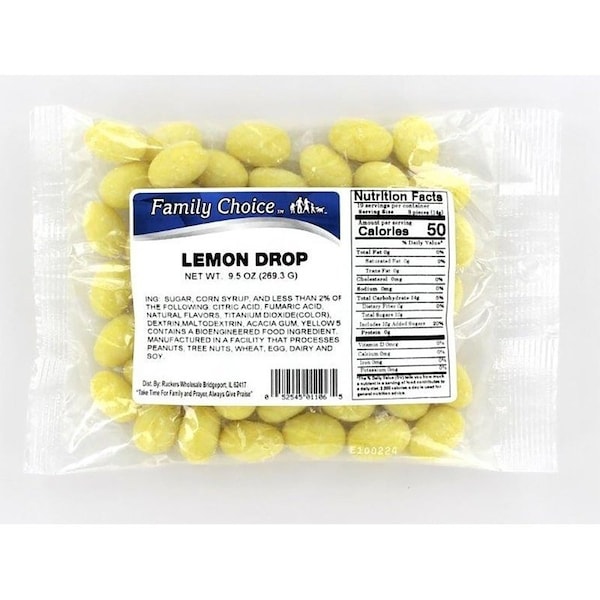 Family Choice Lemon Drop Candy, 1.5 oz 1106 | Zoro