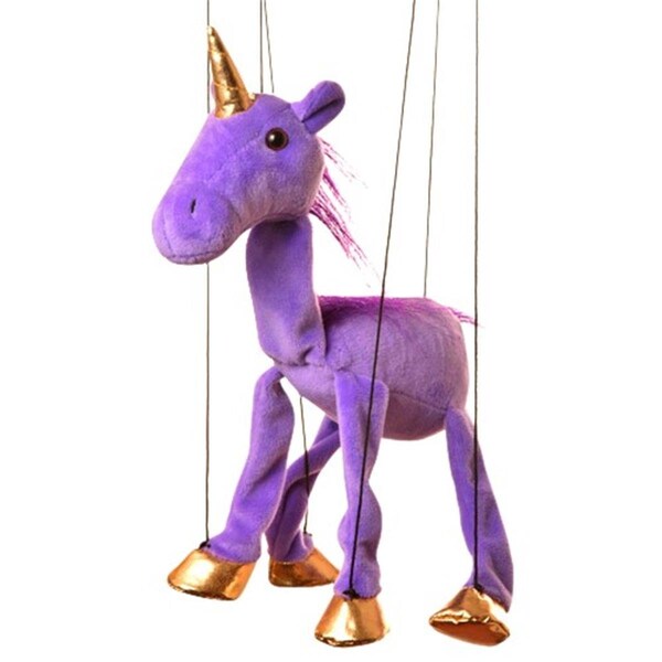Sunny Toys 16 In. Baby Unicorn - Purple- Marionette Puppet WB392B | Zoro