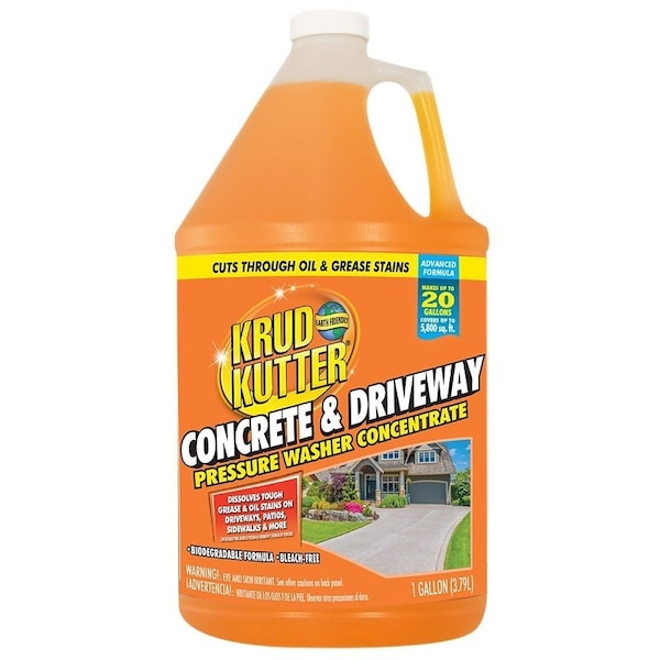 Rust-Oleum Krud Kutter Advanced Formula Concrete and Driveway Pressure Washer Concentrate ...
