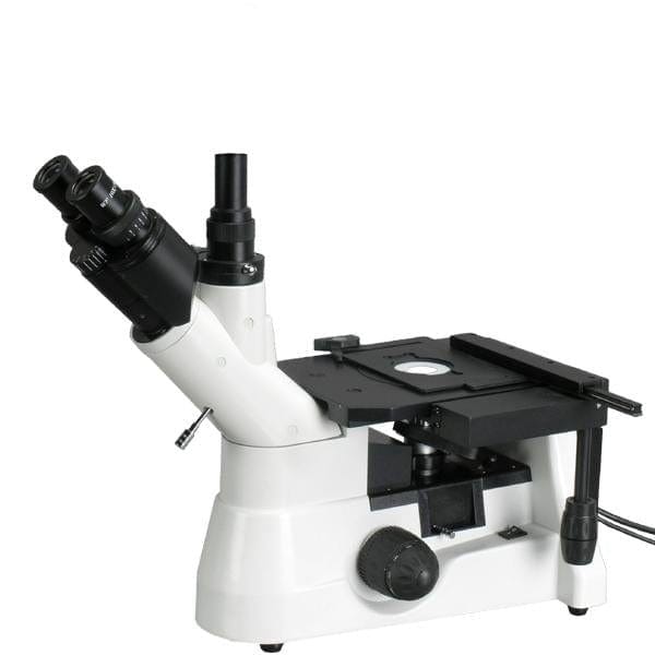 Amscope ME1400 Inverted Plan Optics Infinity-Corrected Polarizing ...