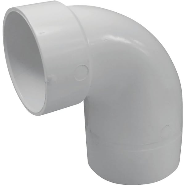 Genova CANPLAS Reducing Closet Bend Pipe Elbow, 4 x 3 in, Spigot x Hub ...