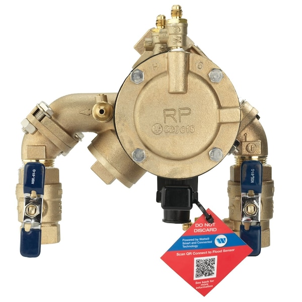 Febco Reduced Pressure Zone Backflow Preventer 1 825YA-QT-RP-FS | Zoro