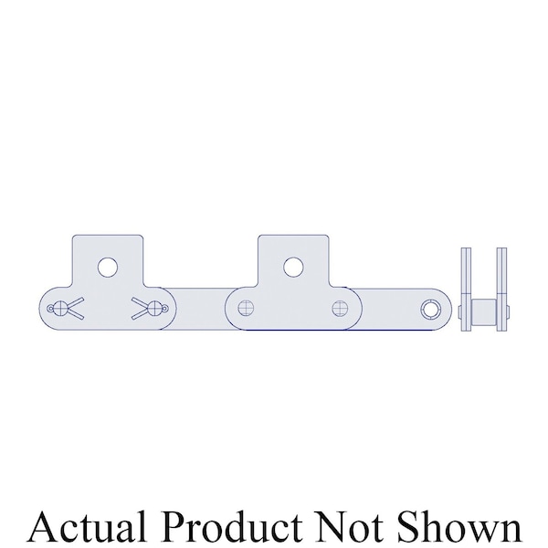Hkk Chain HKK Double Pitch Riv Standard Conveyor w/SK-1 Att Every 2nd P ...