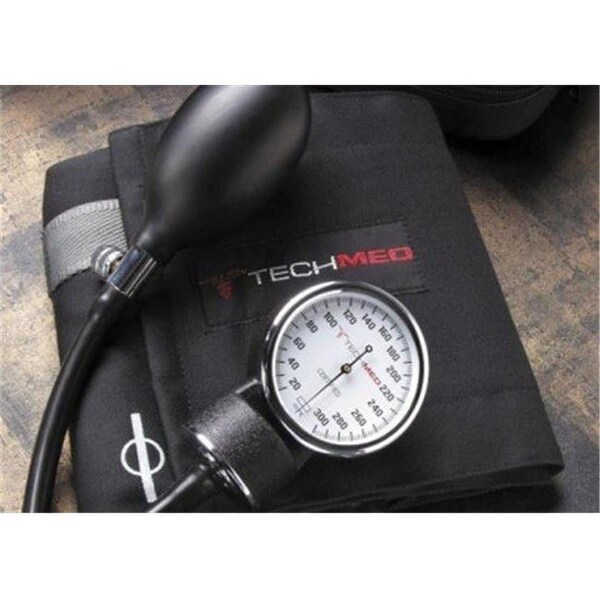 Tech Med Standard Sphygmomanometer, Black Nylon - Large - Adult 2024X ...