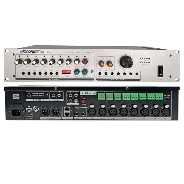5 Core 5 Core 16 Channel Audio Mixer - Professional Sound Board w ...