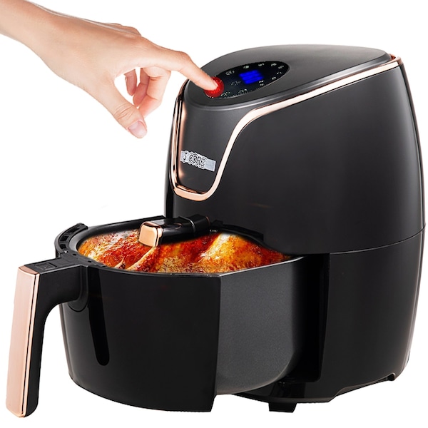 5 Core 5 Core Air Fryer, 3.2 Quart (3 Liter) Electric Hot Air Fryers ...