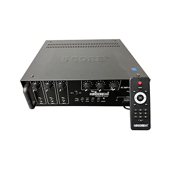 5 Core Amplifier Mini Stereo Receivers Home Audio Outdoor Dual Channel ...