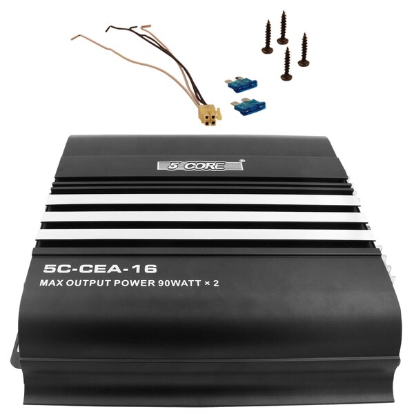 5 Core 5 Core Dual Channel Car Amplifier 1800W Combined Peak Power Sub ...