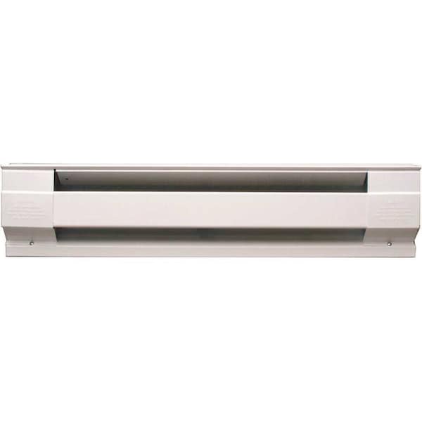 Cadet 96 in. 2,000-Watt 240/208-Volt Electric Baseboard Heater in White ...