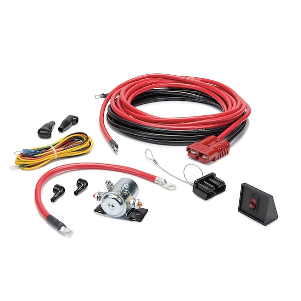 Warn Winch Power Cable Quick Connect For Rear Mounting of Portable Winch; Connects to Battery ...