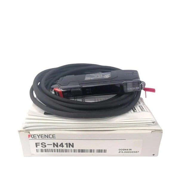 Keyence Digital Fiber Optic Sensor, Amplifier Units Cable type Main unit NPN FS-N41N | Zoro