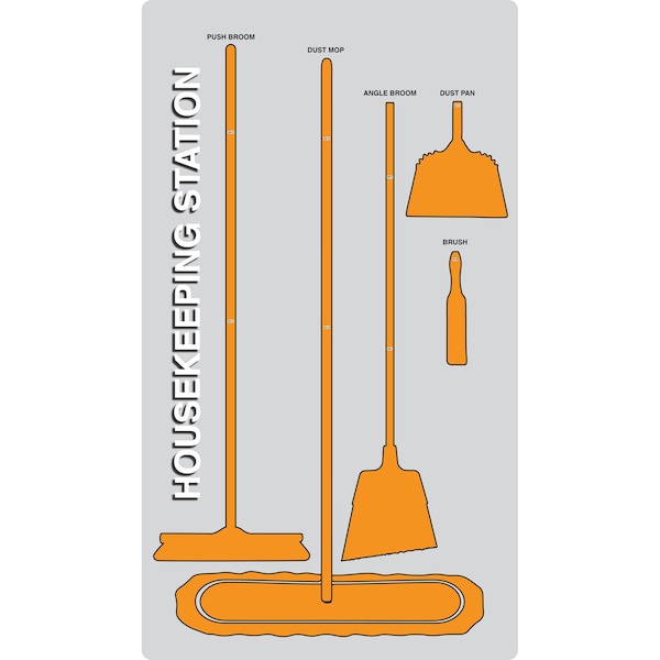 5S Supplies 5S Housekeeping Shadow Board Broom Station Version 11 ...