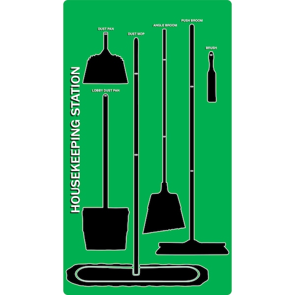 5S Supplies 5S Housekeeping Shadow Board Broom Station Version 2 ...