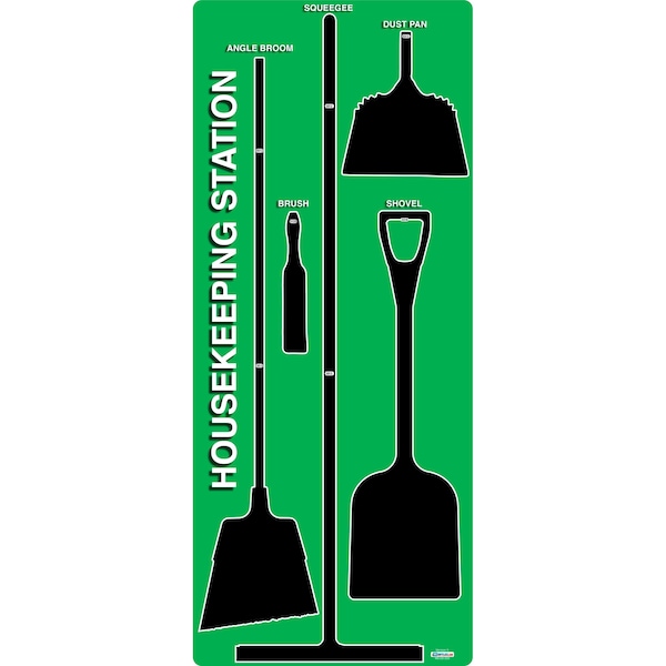 5S Supplies 5S Housekeeping Shadow Board Broom Station Version 5 ...