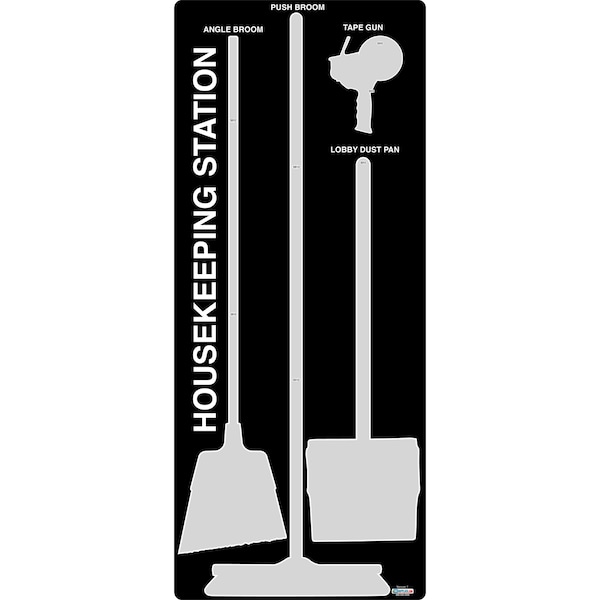 5S Supplies 5S Housekeeping Shadow Board Broom Station Version 7 ...