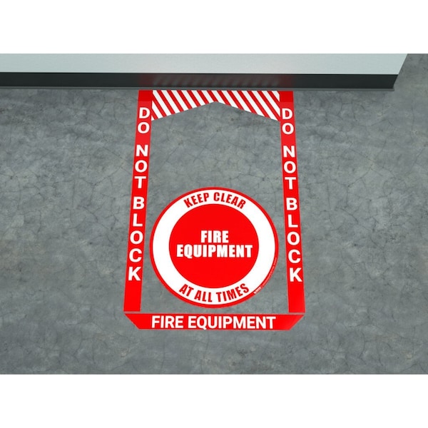 Creative Safety Supply Floor Sign Bundle, 50.5 in Height, 60 in Width ...